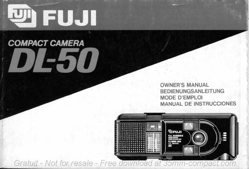 Appareil photo Fuji DL-50 DL50 compact camera : Fuji Compact DL-50 page 001